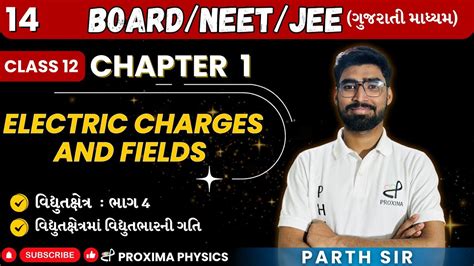 Lecture 14 વિદ્યુતભારો અને ક્ષેત્રો Chapter 01 વિદ્યુતક્ષેત્ર