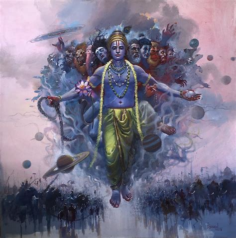 Bijay Biswaal On Twitter विश्वरूप Vishwaroopa The Never Ending Saga Acrylic On Canvas