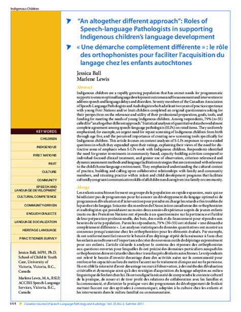 Pdf “an Altogether Different Approach” Roles Of Speech Language Pathologists In Supporting
