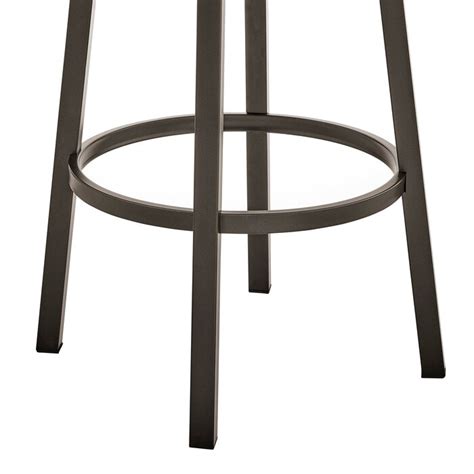 Wade Logan® Kellum Swivel Counter And Bar Height Barstool With Arms In Faux Leather Upholstery