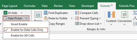 How To Use Excel Date Picker With Kutools Extendoffice Tutorial