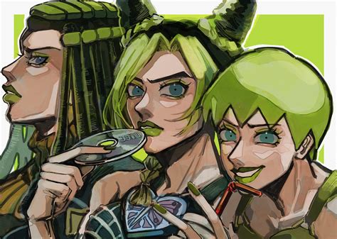 Kujo Jolyne Foo Fighters And Ermes Costello Jojo No Kimyou Na Bouken