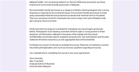 Mow Yong Shim On Linkedin Factors Influencing Consumers Purchase Intention Of Environment