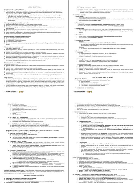 Social Groupwork Pdf Goal Social Group