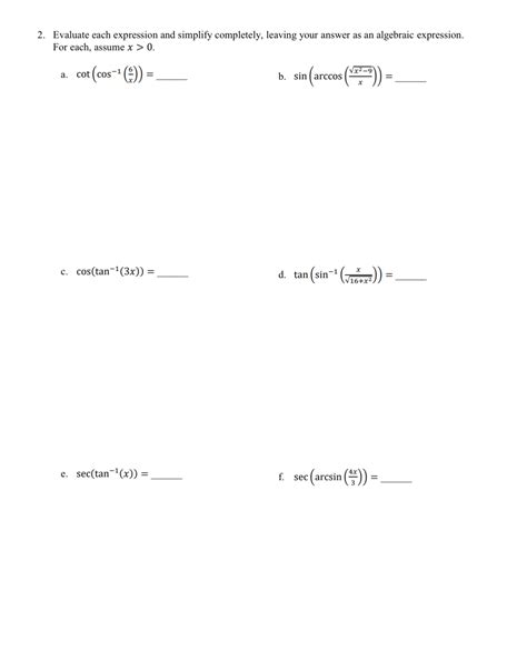 Solved Evaluate Each Expression And Simplify Completely