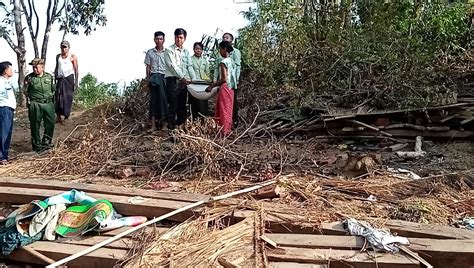 ရခိုင်ပြည်နယ်အစိုးရအဖွဲ့မှ အမ်းမြို့နယ်အတွင်း မိုခါမုန်တိုင်းအန္တရာယ်ကြောင့် ထိခိုက်ပျက