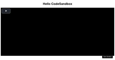 Video Js With React Typescript Forked Codesandbox Video Js With React Typescript Forked Codesandbox