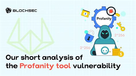 Our Short Analysis Of The Profanity Tool Vulnerability Blocksec Blog