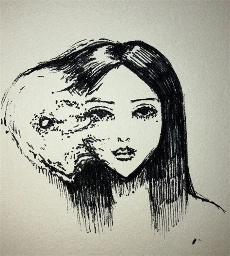 The Tomie Doodle I Did In Class Yesterday Rjunjiito