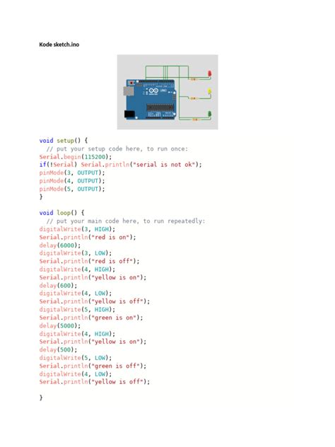 Kode Arduino Uno Wokwi Latihan 1 Lifia Xii1 Pdf