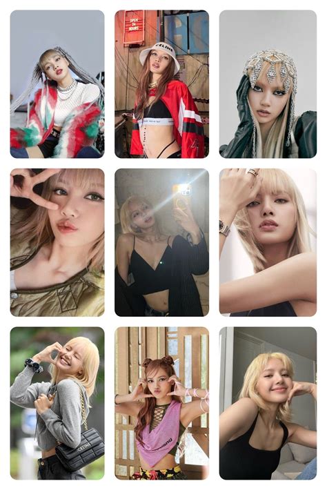 Lisa Photocard 2023 Kızlar Kartlar Kpop