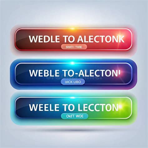 Floating Animated Call To Action Buttons Stock Illustrations 2