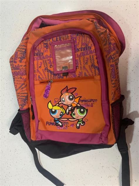 Girls Bag Cartoon Network The Powerpuff Girls Backpack Bag New Unused £