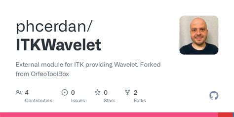 Github Phcerdan Itkwavelet External Module For Itk Providing Wavelet Forked From Orfeotoolbox