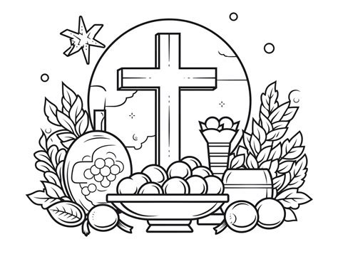 Catholic Easter Coloring Pages Top 2 Free Printable Designs