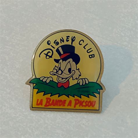 Vintage Scrooge Mcduck French Lapel Pin Enamel Pin Pinback Etsy