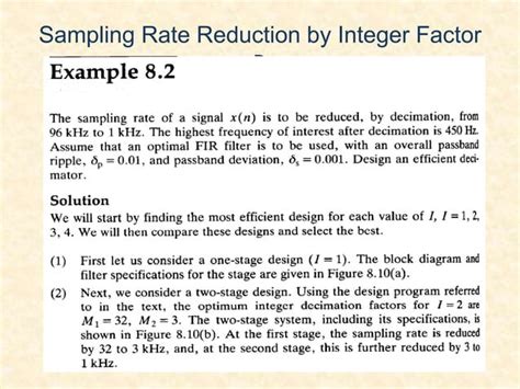 Multirate DSP PPT