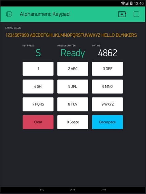 Retro Style Alphanumeric Keypad Projects Made With Blynk Blynk