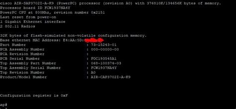 I Tried To Recover Access Point Rommon But Not Working Tftp32 Cisco Community
