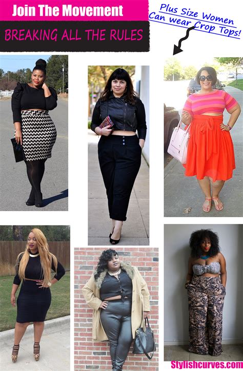 Join The Movement Breaking All The Rules Plus Size Women Can Wear Crop Tops Stylish Curves
