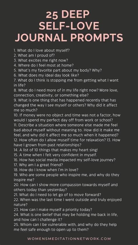 60 Mental Health Journal Prompts For Self Discovery Artofit