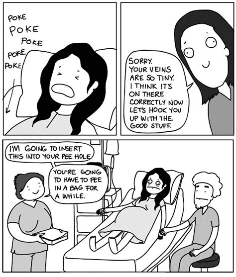 ‘our Birth Story Cartoons Show The Reality Vs Expectations Of Having A