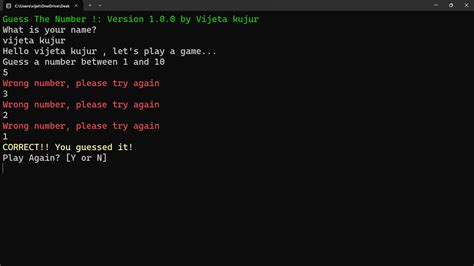 Github Vijetakujur Guessthenumber This C Project Created In Visual