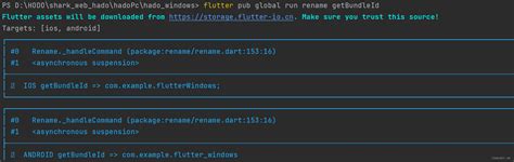 Futter 更改已有项目的名称和idflutter修改项目名称 Csdn博客