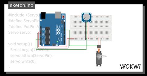 Servo Map Wokwi ESP32 STM32 Arduino Simulator