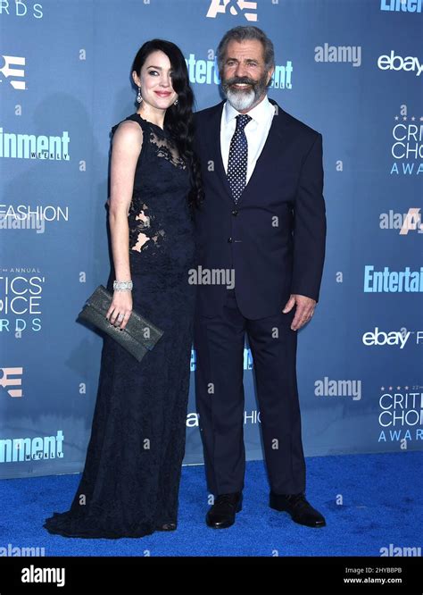 Mel Gibson Rosalind Ross Attends The 22nd Annual Critics Choice