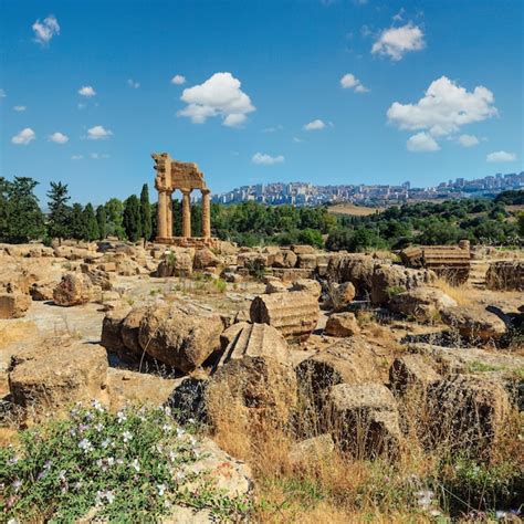 Premium Photo Valley Of Temples Agrigento Sicily Italy