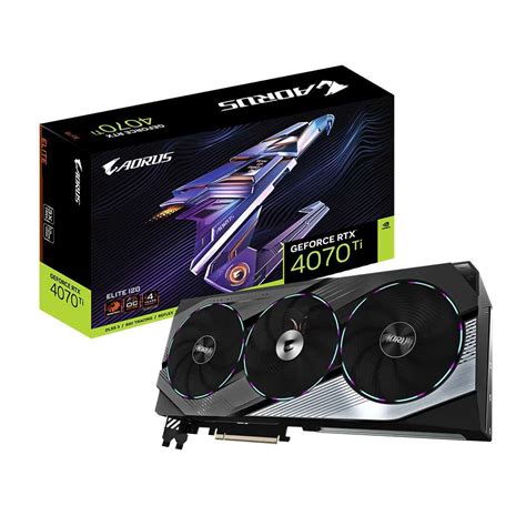 GIGABYTE AORUS GeForce RTX 4070 Ti ELITE 12G GV N407TAORUS E 12GD