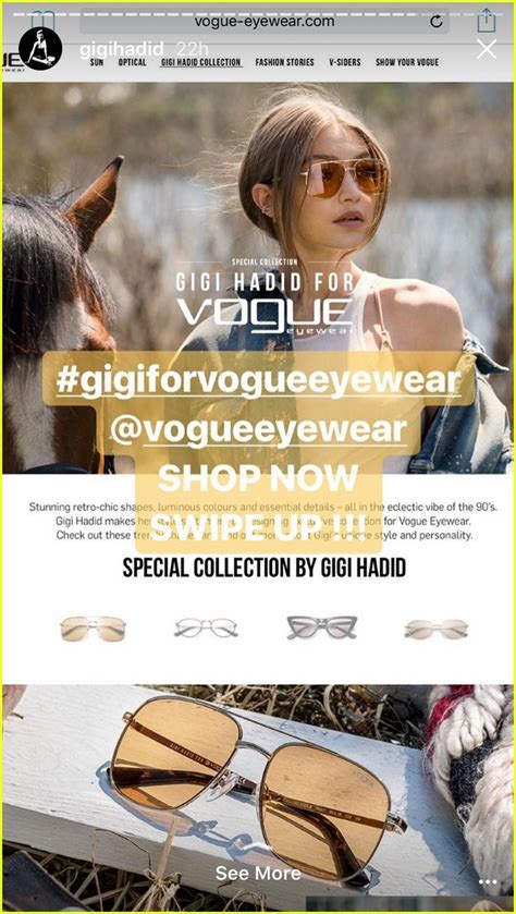 Gigi Hadid Is Now Designing Sunglasses For Vogue Eyewear Photo 3911965