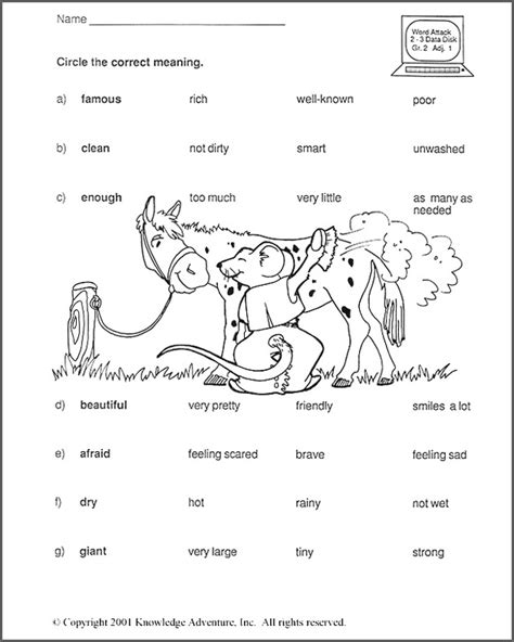 Free 6th Grade Language Arts Worksheets Language Worksheets