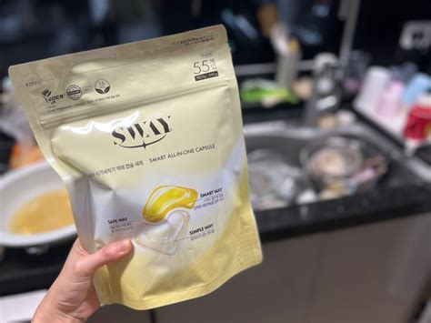 식세기세제 추천 올인원 캡슐세제 스웨이 물얼룩세척 까지 네이버 블로그