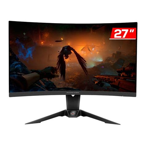 Monitor Gamer Asrock Pg27q15r2a 27 Pol Curvo Va Qhd 1ms 165hz