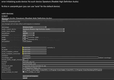 Error Setting Buffer Size To 256 On Device · Issue 225