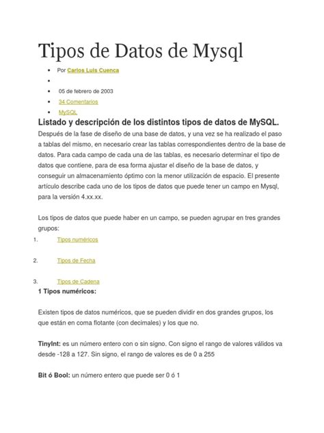 tipos de campos en mysql 1 1 pdf byte tipo de datos
