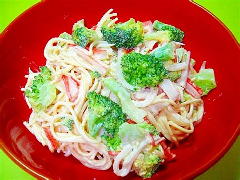ブロッコリーとカニカマ入りスパゲティサラダ｜旬を味わう（お手軽レシピ）｜jaグループ