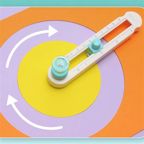 Round Cutting Knife Patchwork Compass Circle Cutter Scrapbooking