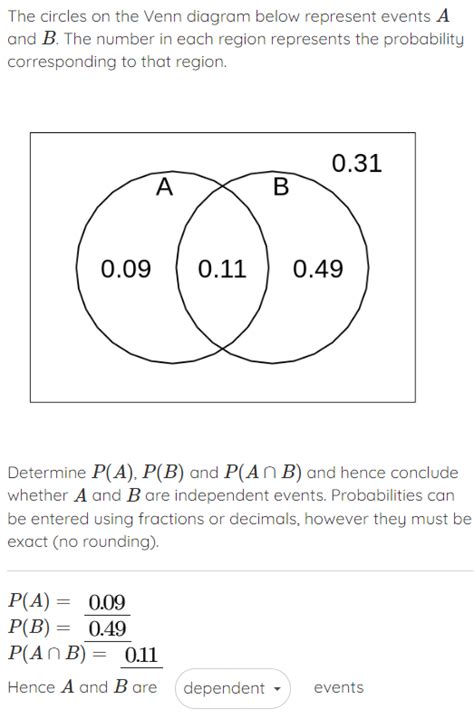 Solved The Circles On The Venn Diagram Below Represent Chegg
