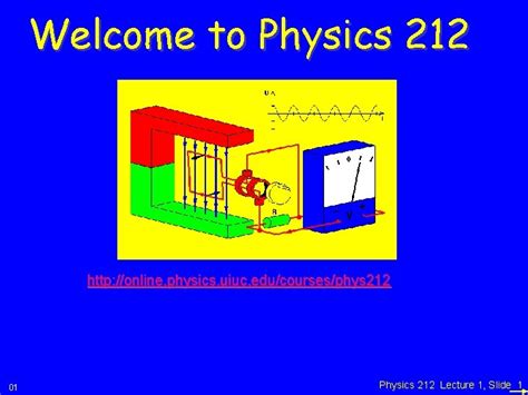 Welcome To Physics 212 Online Physics Uiuc Welcome To Physics 212 Online Physics Uiuc