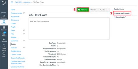 Adding Extra Time On Canvas Centre For Accessible Learning CAL Simon Fraser University