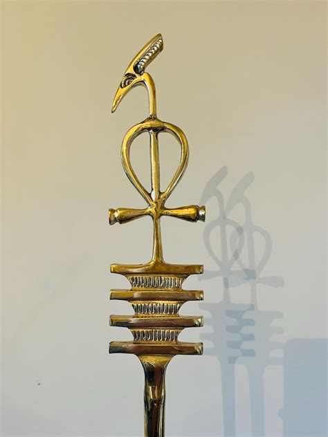 Wass Scepter Of The God Ptah Ankh Egyptian God Goddess Djed Magic Ancient Healing Key
