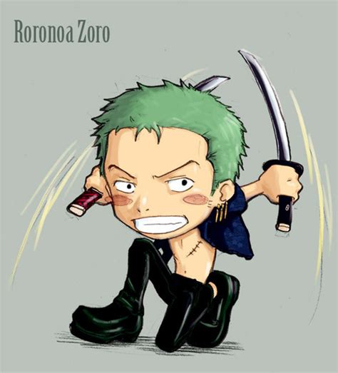 海贼王漫画人物插画：罗罗诺亚·索隆roronoa Zoro3 设计之家