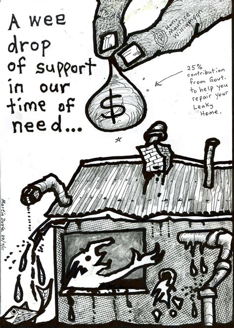 Martin Doyle Cartoon A Wee Drop Of Support Scoop News