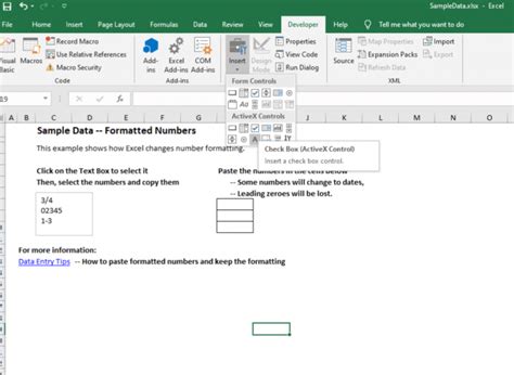 How To Insert Checkbox In Excel MacrosInExcel