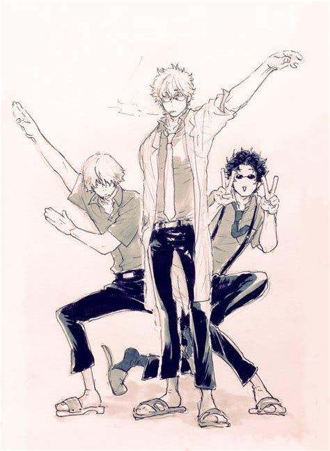 Gintoki Zenzo And Sakamoto Comedy Anime Gintama Funny Funny Anime Pics