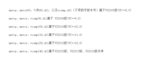 软件运行时报告缺少vc运行库中的dll文件api测量仪公司