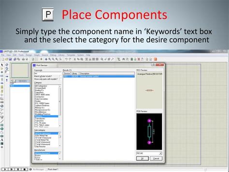 proteus circuit simulation pptx technology and computing